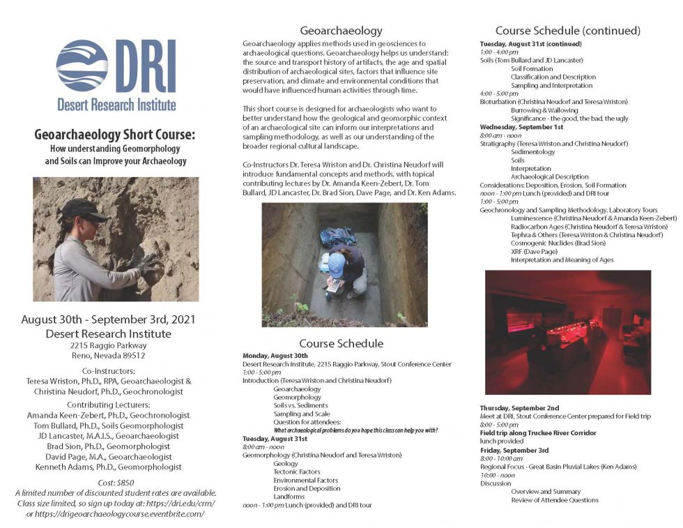 Cultural Resource Management - DRI
