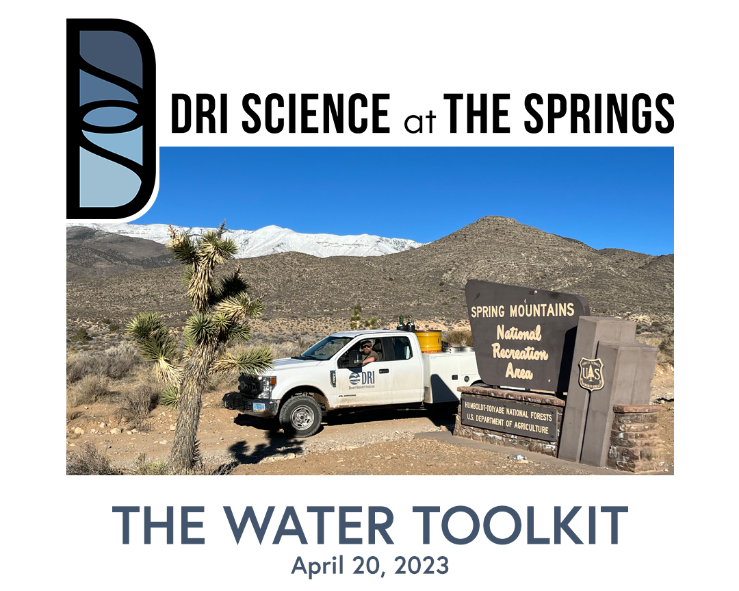 DRI and the Springs Preserve Launch Adult Science Education Series - DRI